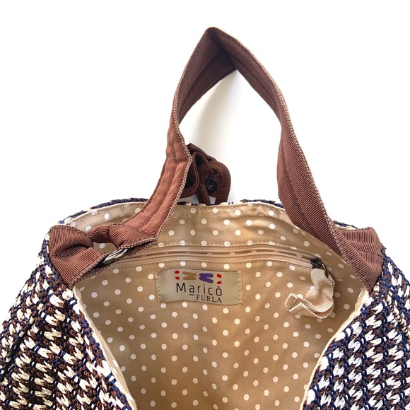 Furla | Bags | Marico For Furla Woven Wool Textile Shoulder Bag | Poshmark